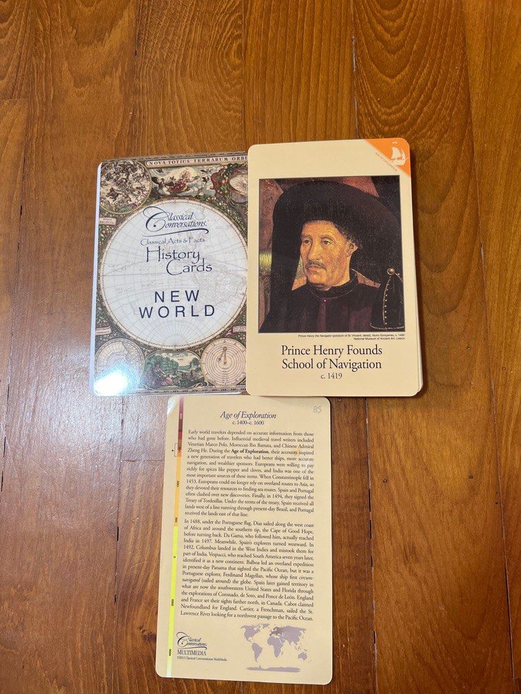 Classical Conversations History Cards, Hobbies & Toys, Books ...