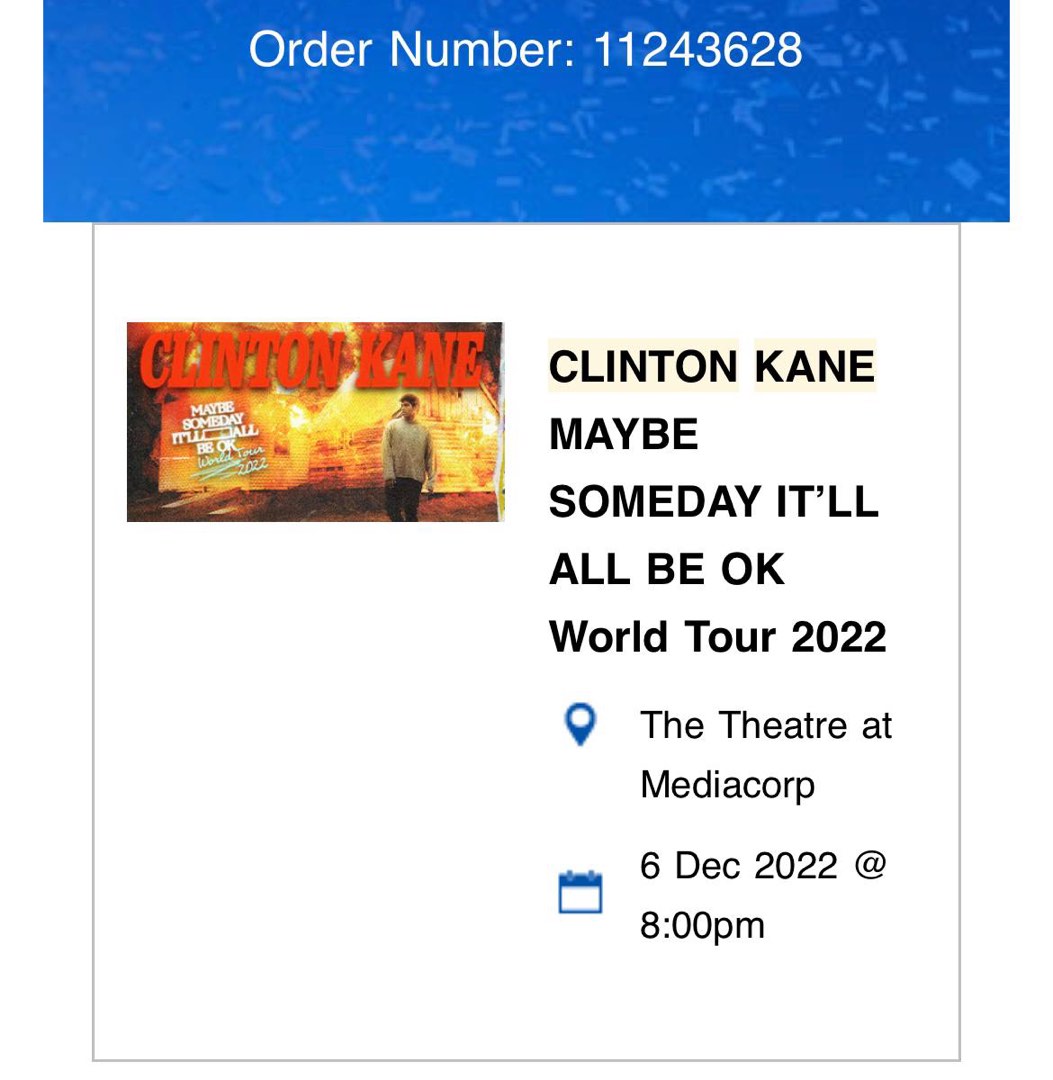 Clinton Kane concert tickets, Tickets & Vouchers, Event Tickets on ...