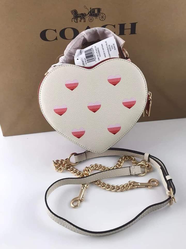 Coach Heart Bags, Women's Fashion, Bags & Wallets, Cross-body Bags on ...