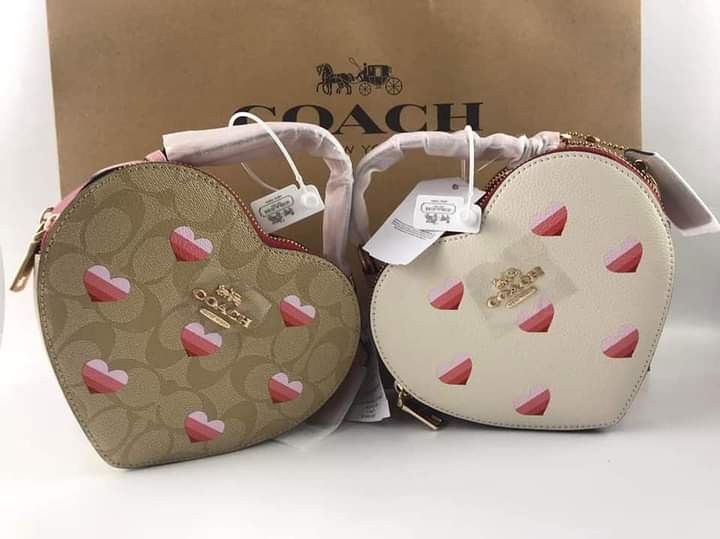 Coach Heart Bags, Women's Fashion, Bags & Wallets, Cross-body Bags on ...