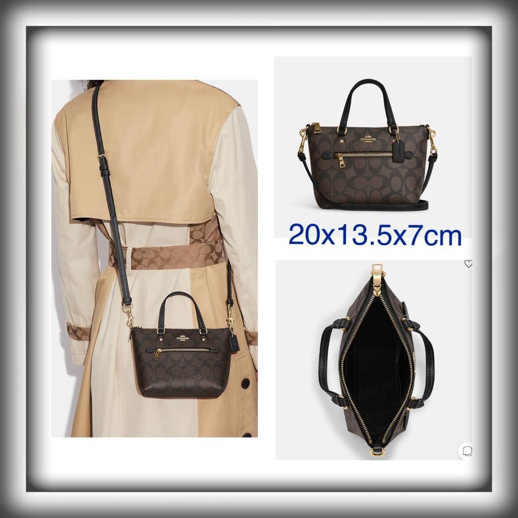 Coach Mini Gallery Crossbody Bag, Barang Mewah, Tas & Dompet di Carousell