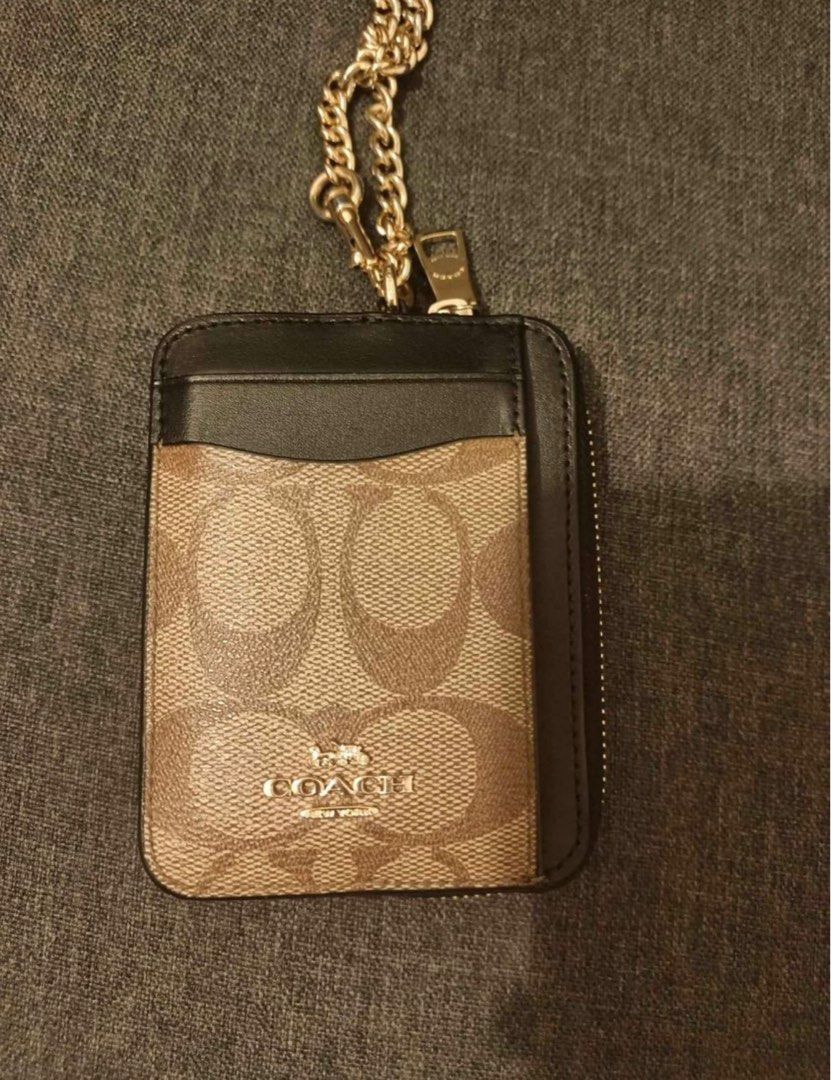 Coach Zip Card Case, Women's Fashion, Bags & Wallets, Wallets & Card ...