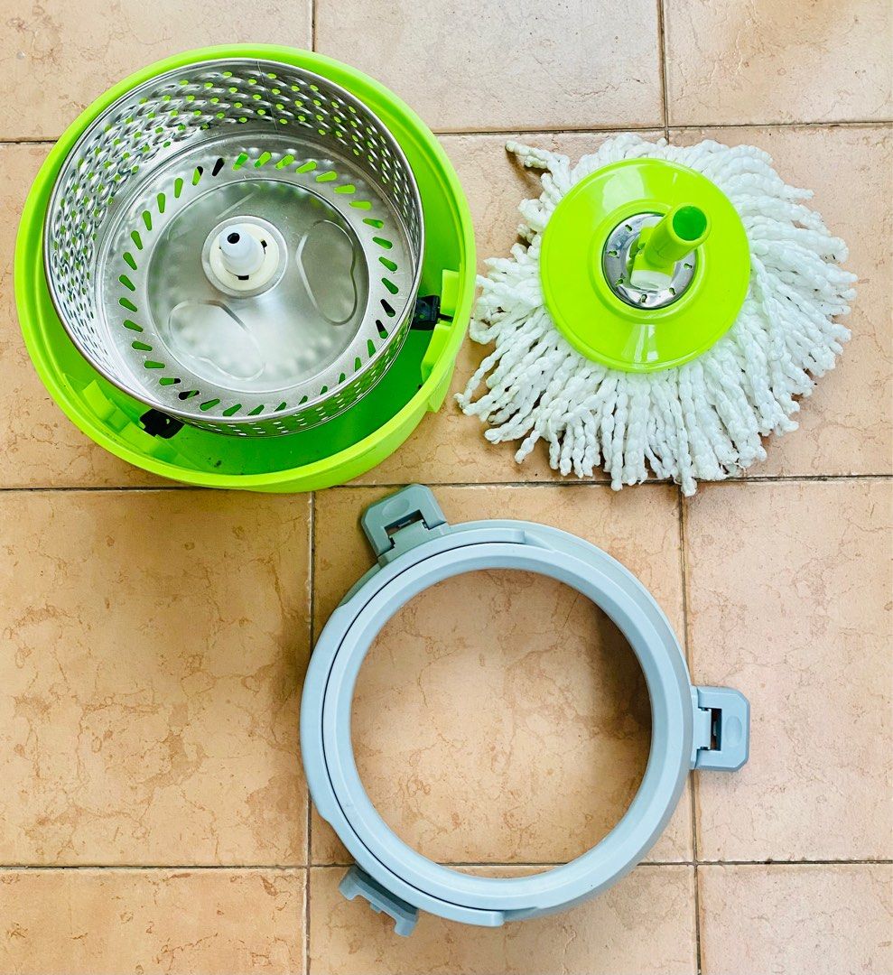 Compact mop bucket set, Furniture & Home Living, Cleaning & Homecare ...