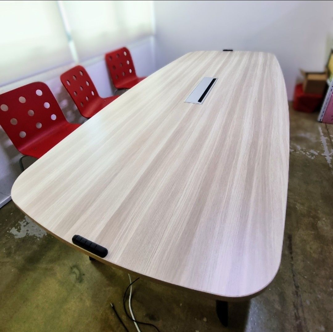 Like New Conference table 2400*1050mm, Furniture & Home Living ...