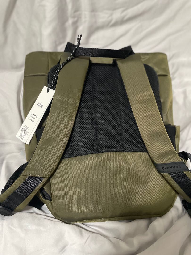 Crumpler Backpack Olive Green, Men's Fashion, Bags, Backpacks on Carousell