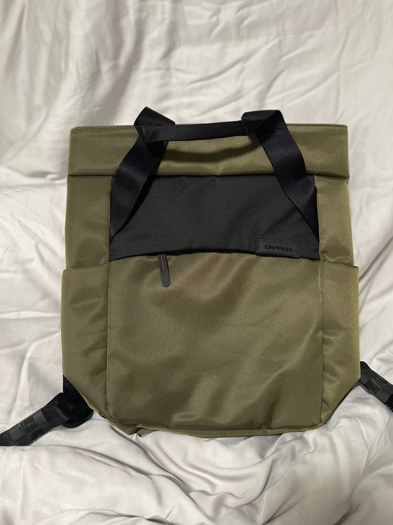 Crumpler Backpack Olive Green, Men's Fashion, Bags, Backpacks on Carousell