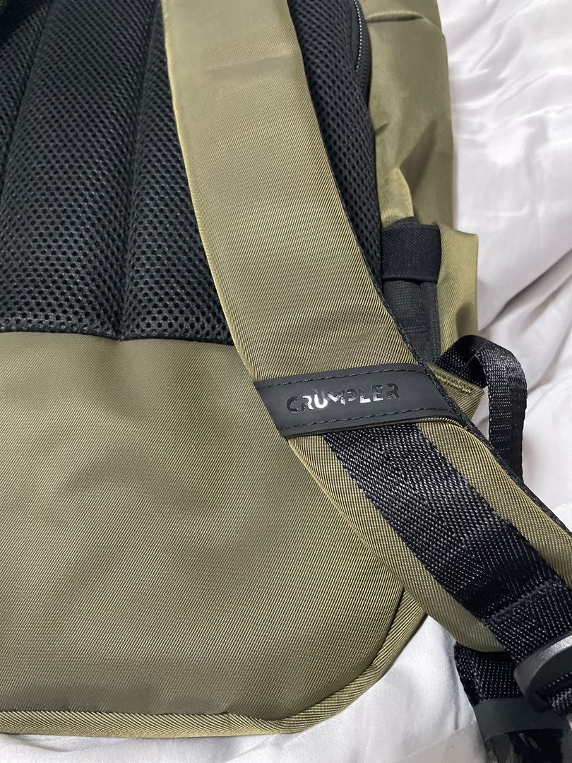 Crumpler Backpack Olive Green, Men's Fashion, Bags, Backpacks on Carousell