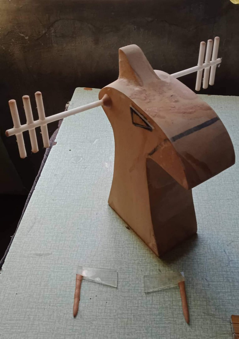 Custom Camp Big Falcon Bust Voltes V (Unfinished needs to be painted ...