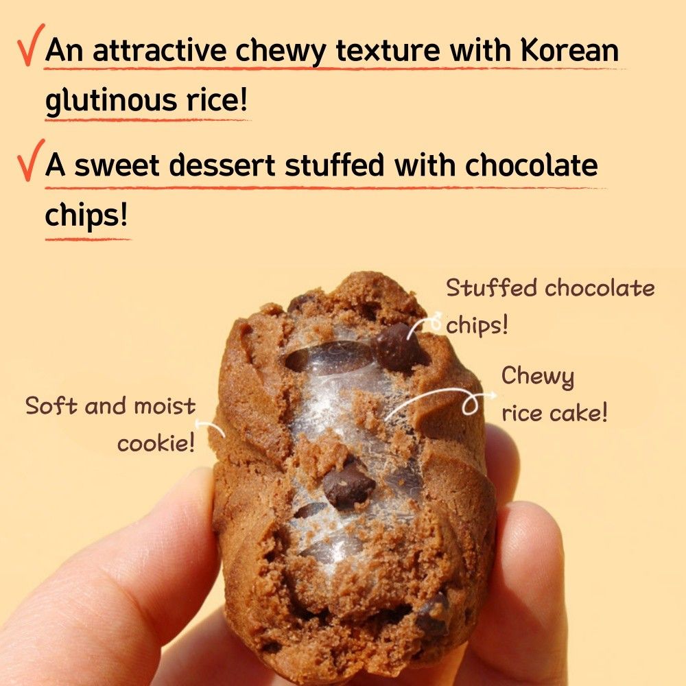 CW korean sticky rice chocolate chip cake box local korean dessert ...