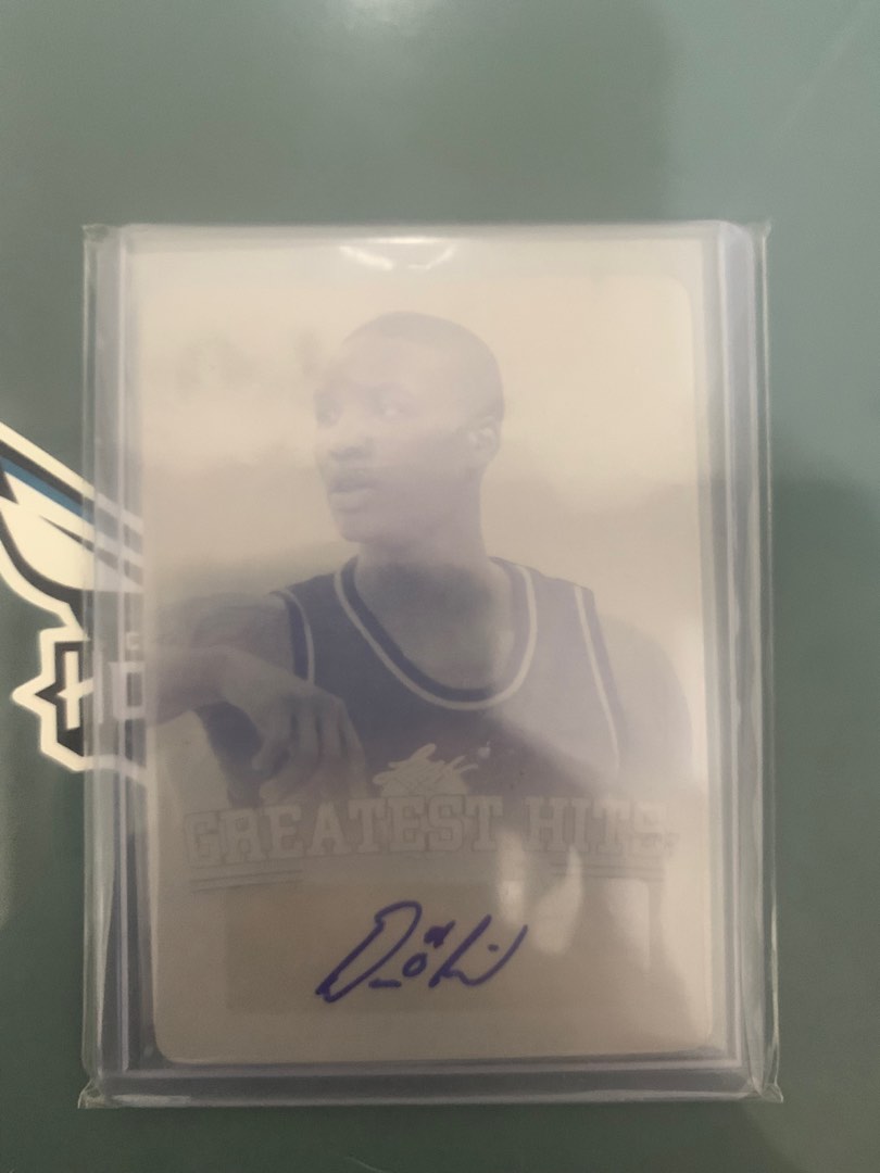 Damian Lillard 1/1 leaf greatest hits Printing plate auto nba card ...