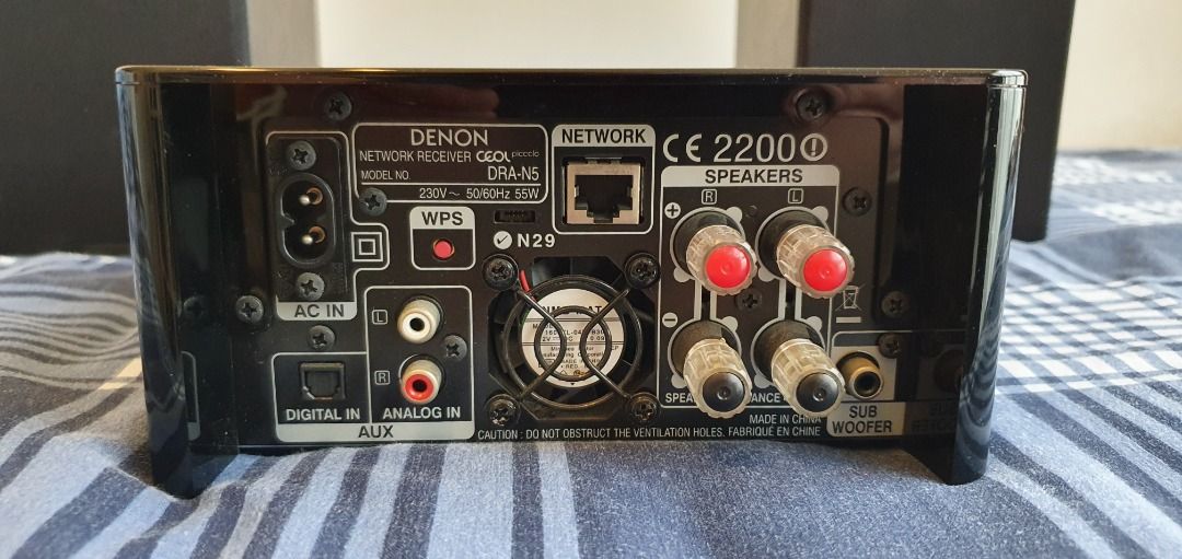 Denon DRA-N5 CEOL piccolo Network Music System and two Denon SC-N5 ...