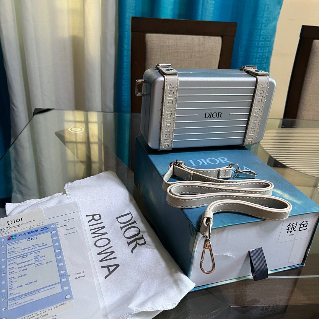 Dior Rimowa Mini Luggage, Men's Fashion, Bags, Sling Bags on Carousell