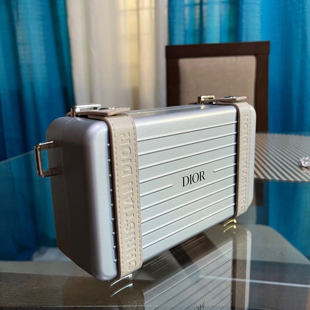 Dior Rimowa Mini Luggage, Men's Fashion, Bags, Sling Bags on Carousell