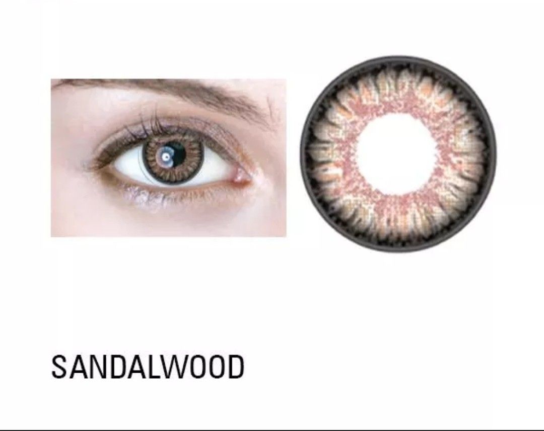 EO FlexwearContact Lens Illusions - Sandalwood (-0.25), Beauty ...