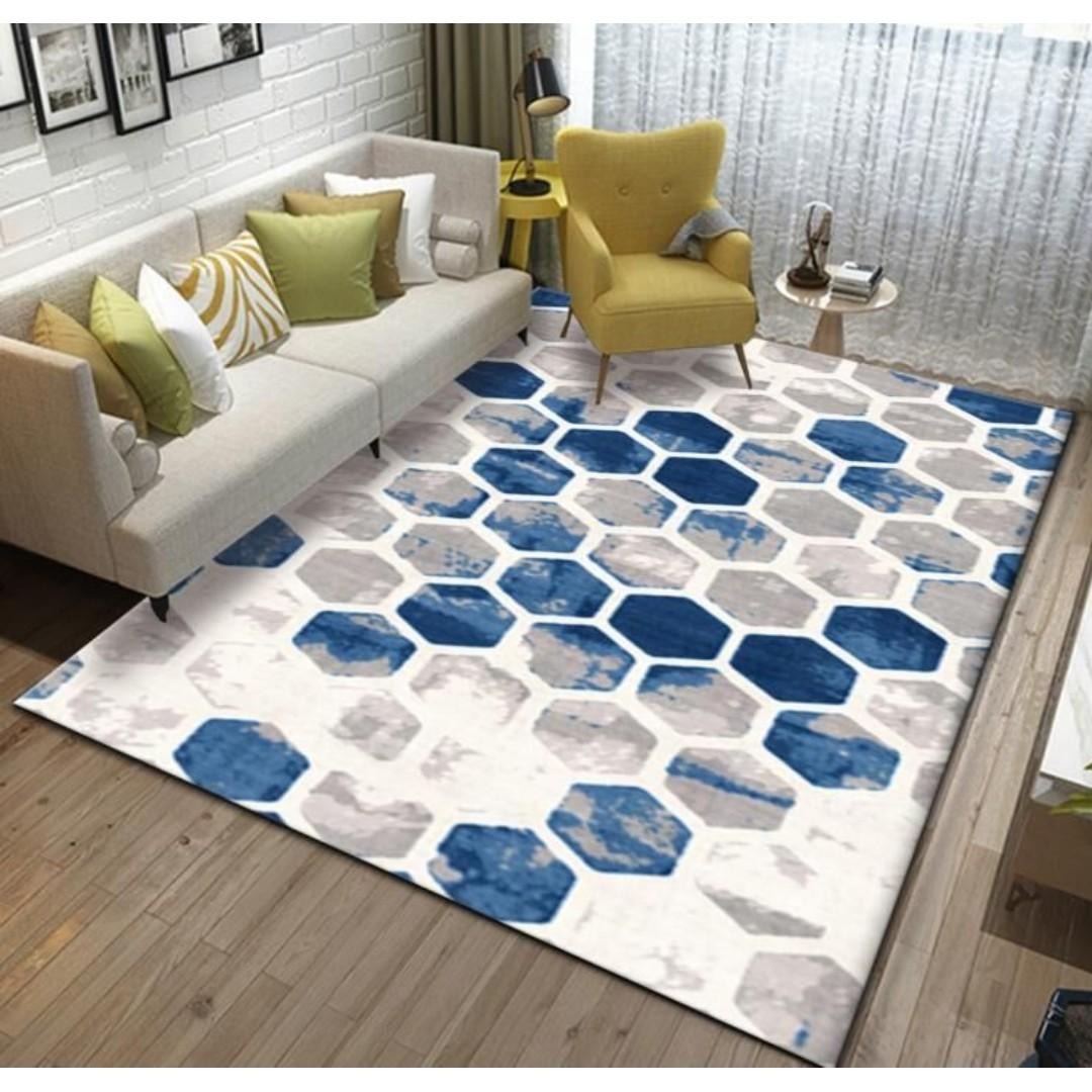 F002 Flannel Carpet / Velvet feel Rugs, Furniture & Home Living, Home ...