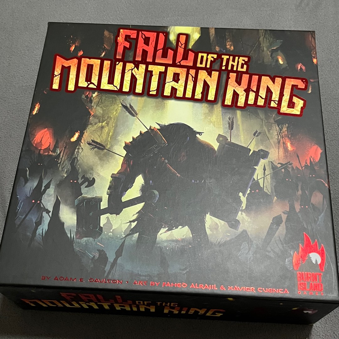 Fall of the Mountain King board game, Hobbies & Toys, Toys & Games on ...