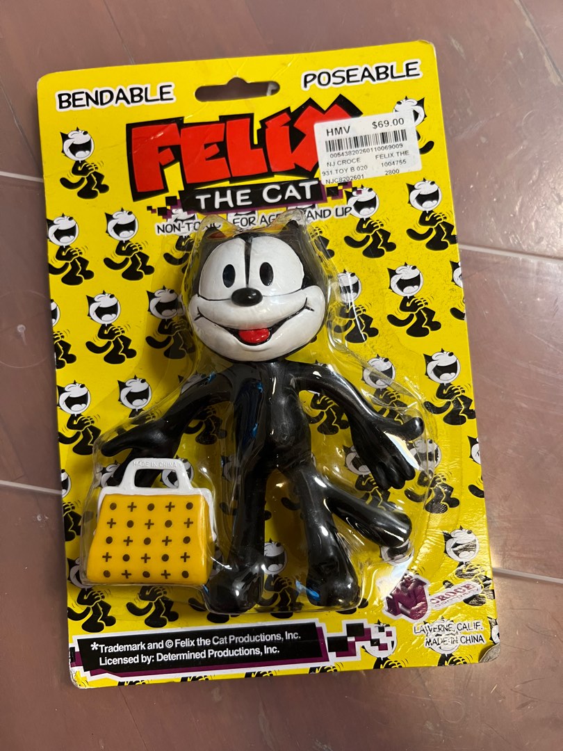 Felix the Cat figure, 興趣及遊戲, 玩具 & 遊戲類 - Carousell