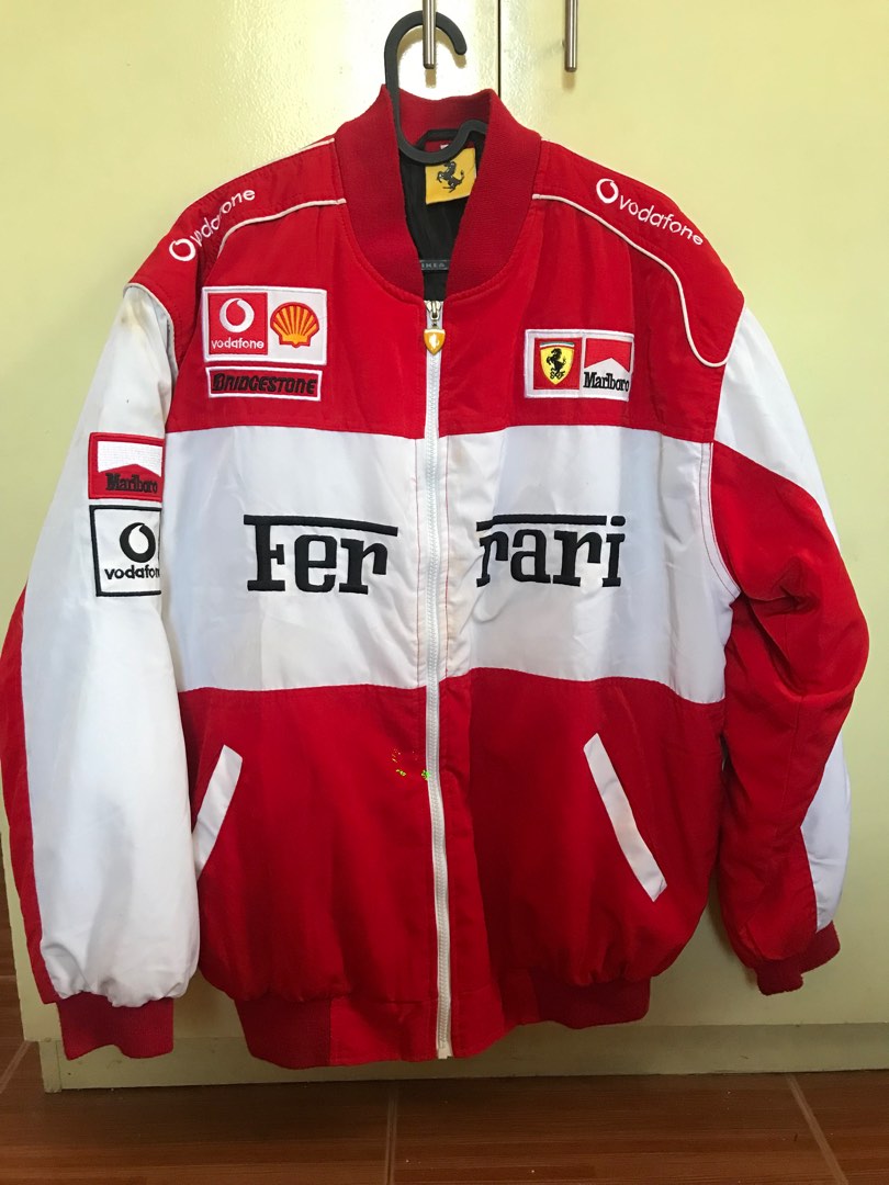 Ferrari jacket, Men's Fashion, Coats, Jackets and Outerwear on Carousell