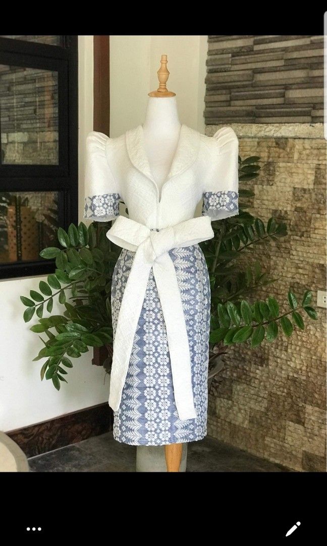 Filipiniana inabel dress, Women's Fashion, Dresses & Sets, Traditional ...