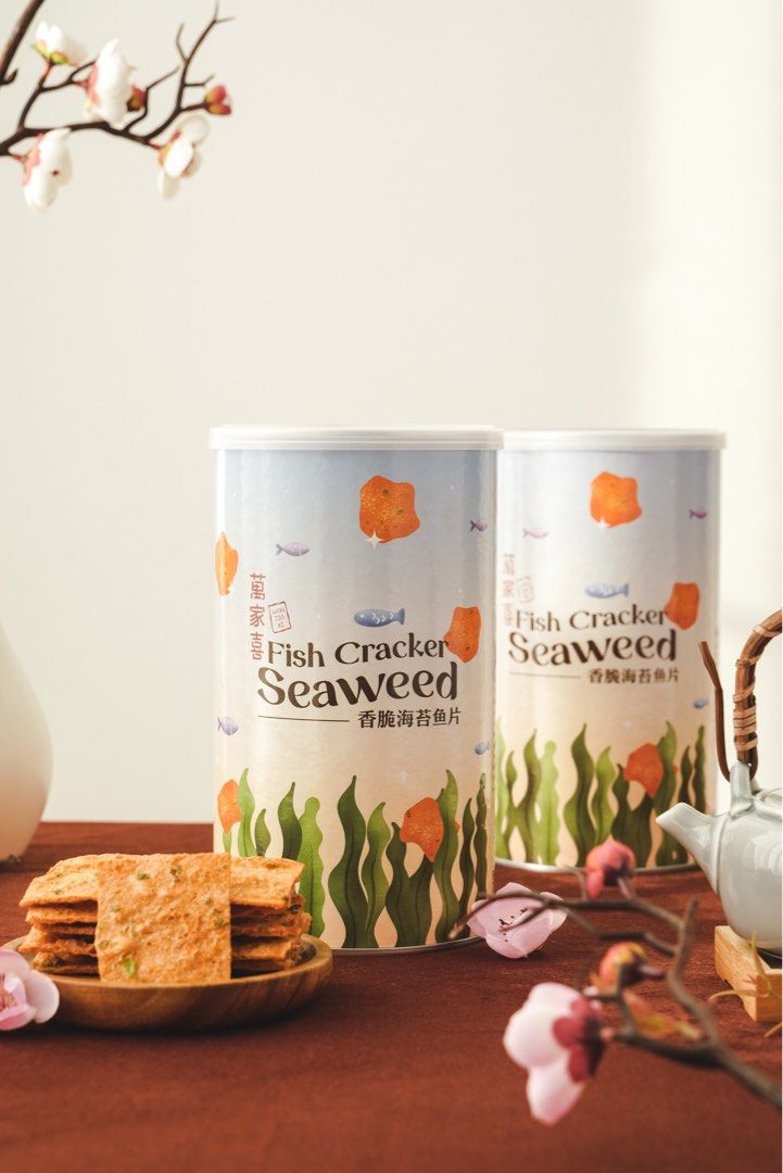 Fish Crackers Seaweed Healthy Snack , Food & Drinks, Other Food ...