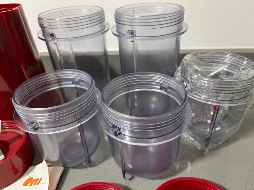 Food processor 2 blades 5 containers 3 covers made in Korea, Furniture ...