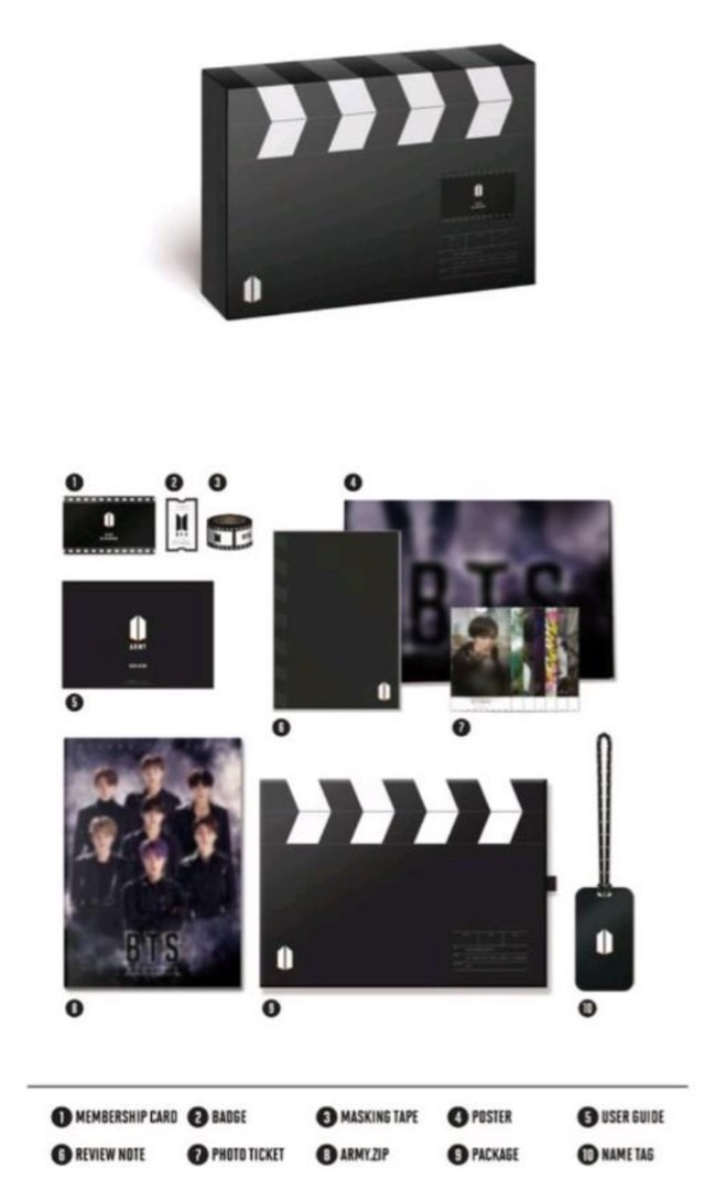 FULL BTS Army Membership Kit, Hobbies & Toys, Memorabilia ...