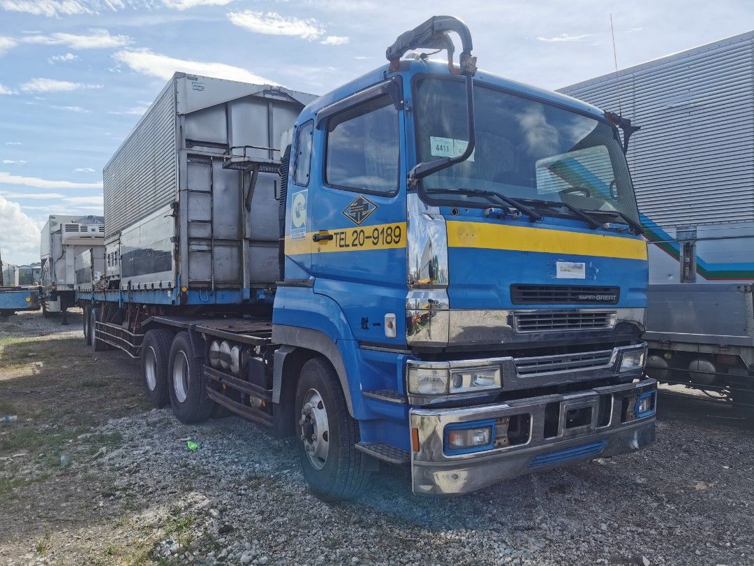 FUSO SUPER GREAT TRACTOR HEAD 10W DOUBLE DIFF MOLYE, Special Vehicles, Heavy Vehicles on Carousell