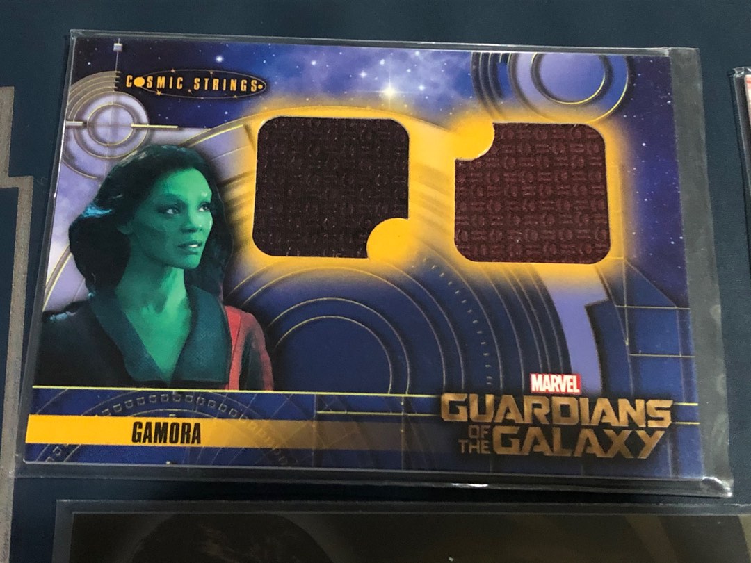Gamora Guardians of the galaxy movie memorabilia relic card, Hobbies ...