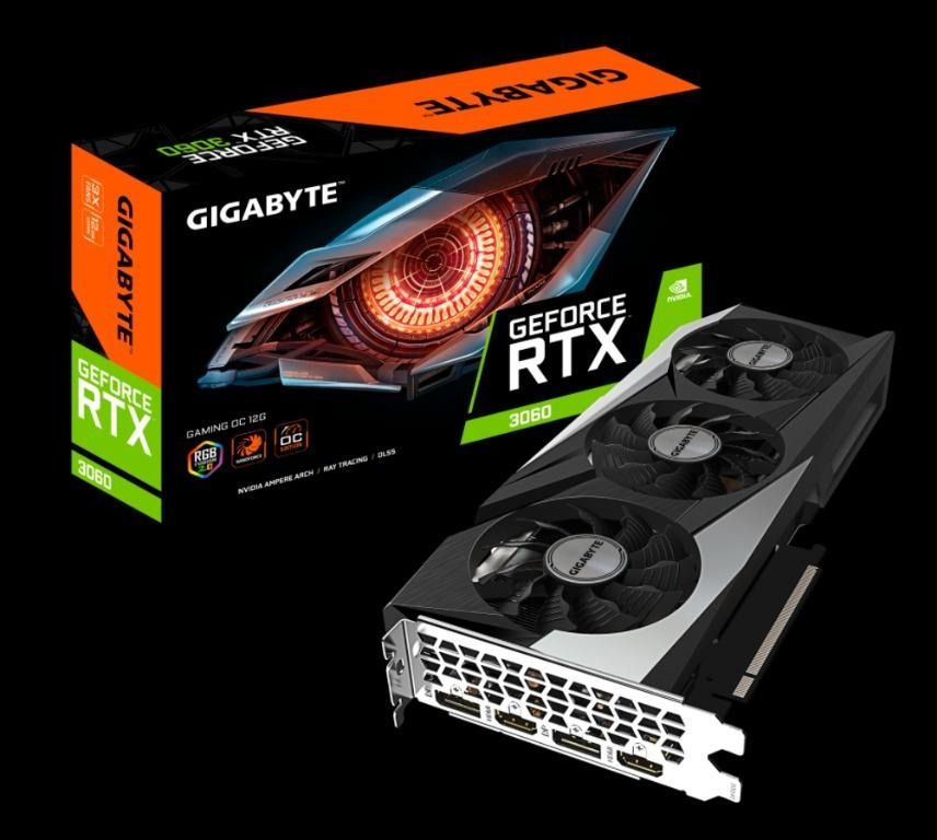 Gigabyte Geforce RTX 3060 Gaming OC 12GB, Computers & Tech, Parts ...