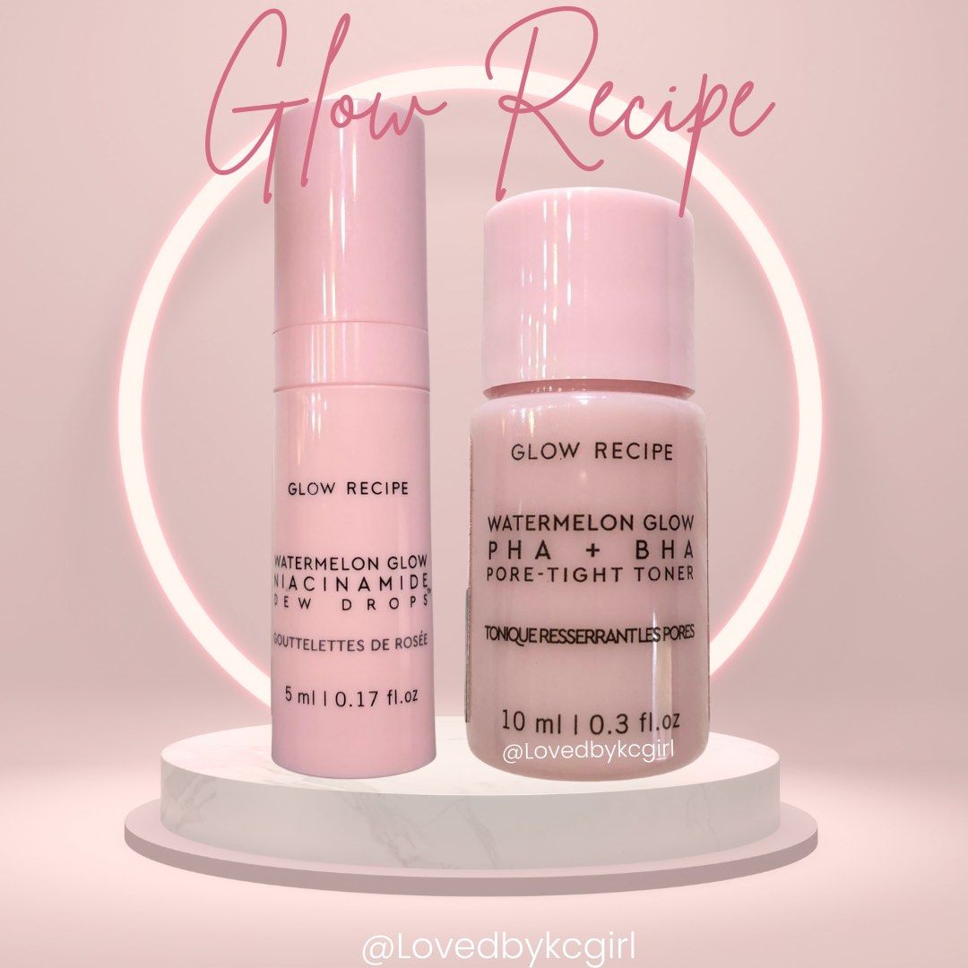 Glow Recipe Watermelon Glow Niacinamide Dew Drops, Watermelon Glow PHA ...