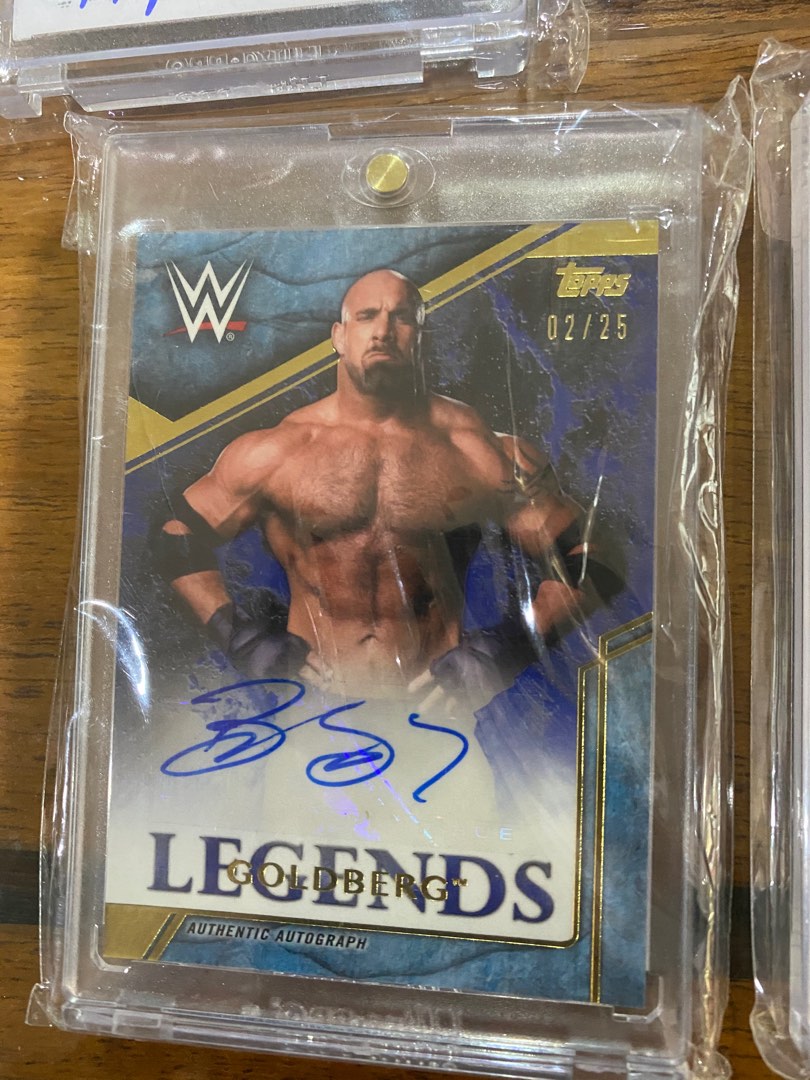 Goldberg wwe wwf autograph auto card, Hobbies & Toys, Memorabilia ...