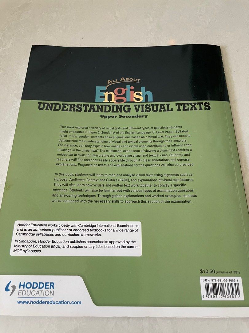 Grammar Editing and Understanding Visual Texts, Hobbies & Toys, Books ...