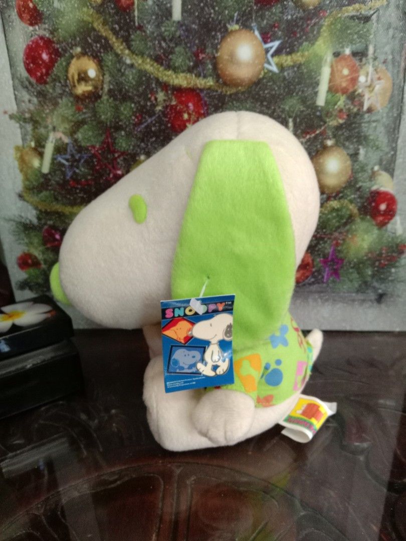 GREEN SNOOPY PLUSH, BNWT, MASCOT SIZE: 6 INCHES, Hobbies & Toys, Toys ...
