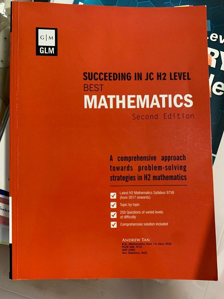 H2 Mathematics Question Book, Hobbies & Toys, Books & Magazines ...