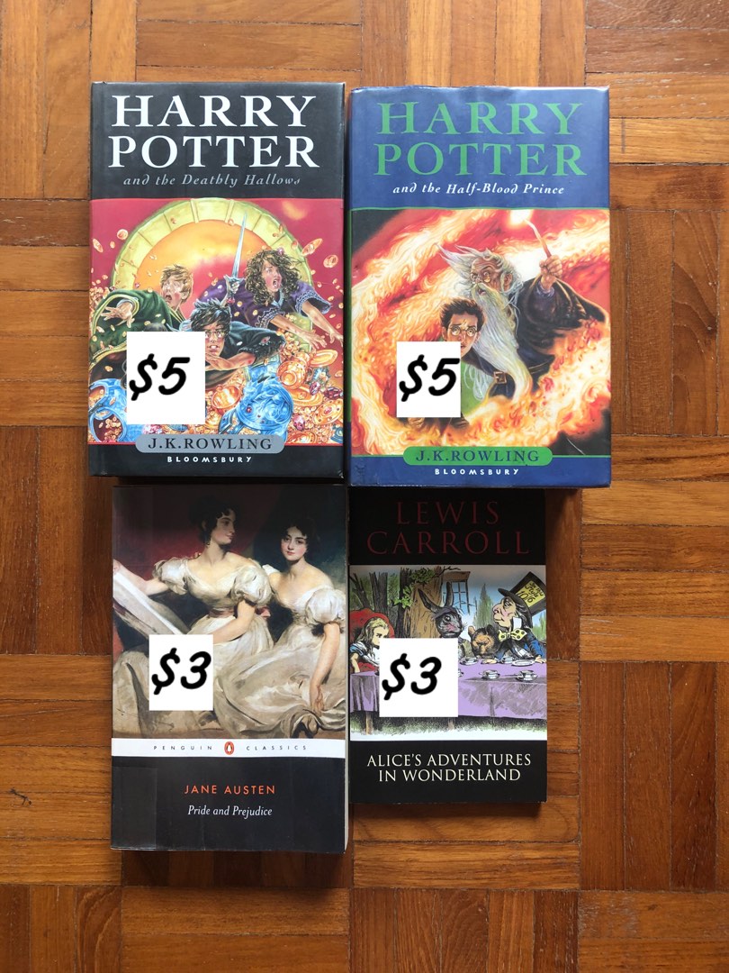 Harry Potter / Jane Austen / Lewis Carroll, Hobbies & Toys, Books ...