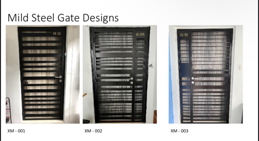 HDB mild steel gate, Furniture & Home Living, Security & Locks, Locks ...