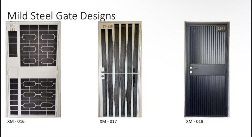 HDB mild steel gate, Furniture & Home Living, Security & Locks, Locks ...