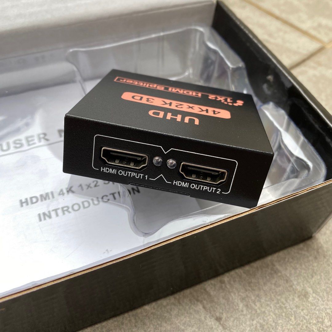 HDMI Splitter, Computers & Tech, Parts & Accessories, Cables & Adaptors ...