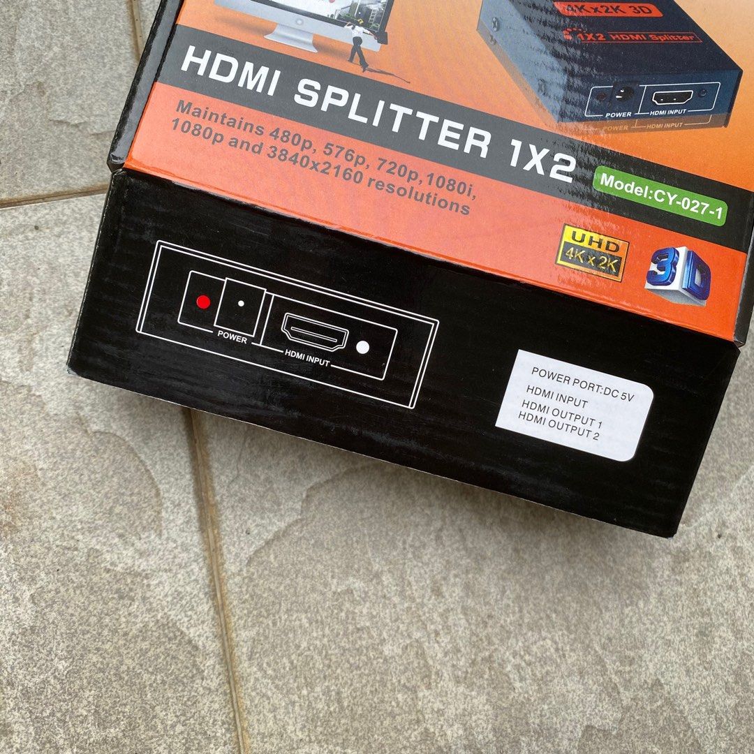 HDMI Splitter, Computers & Tech, Parts & Accessories, Cables & Adaptors ...