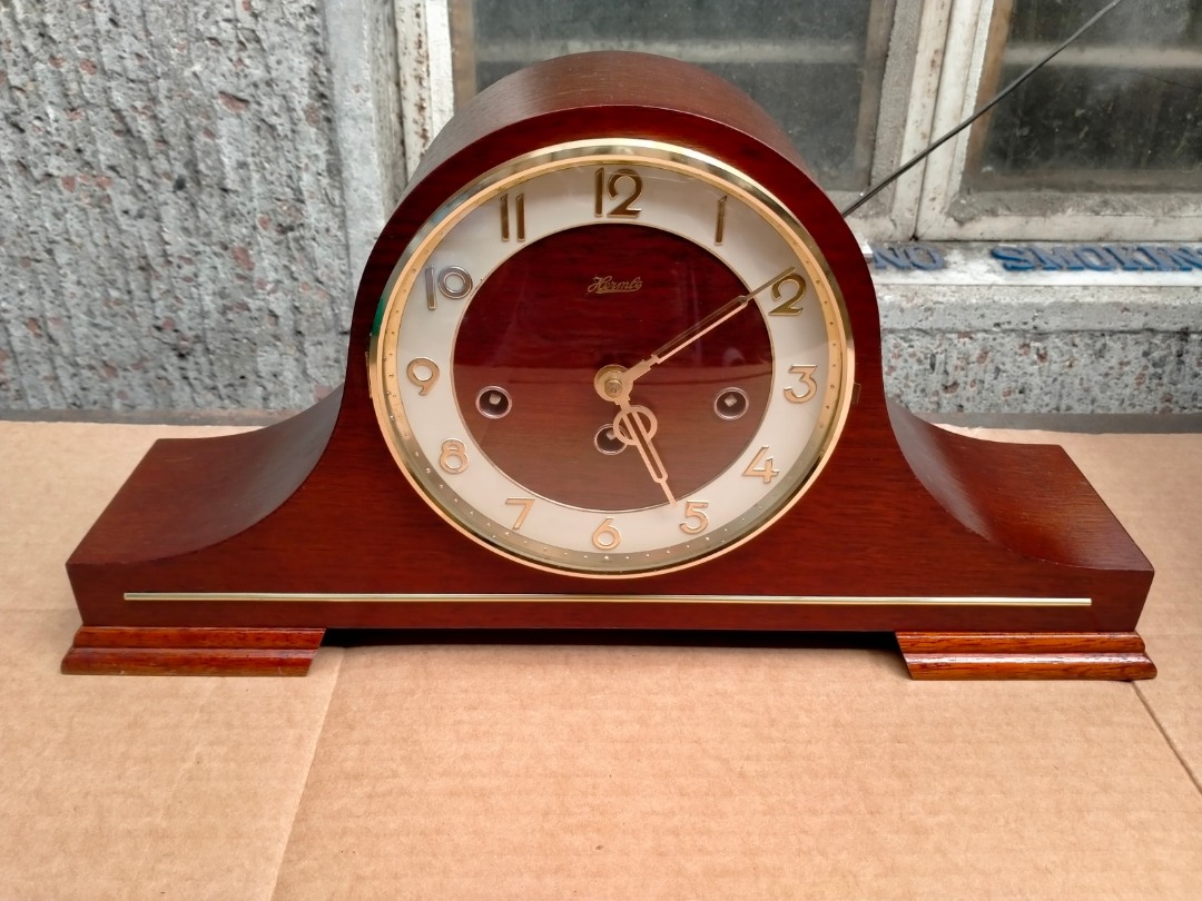 HERMLE (Germany) Westminster Chime Mantel Clock, Furniture & Home ...