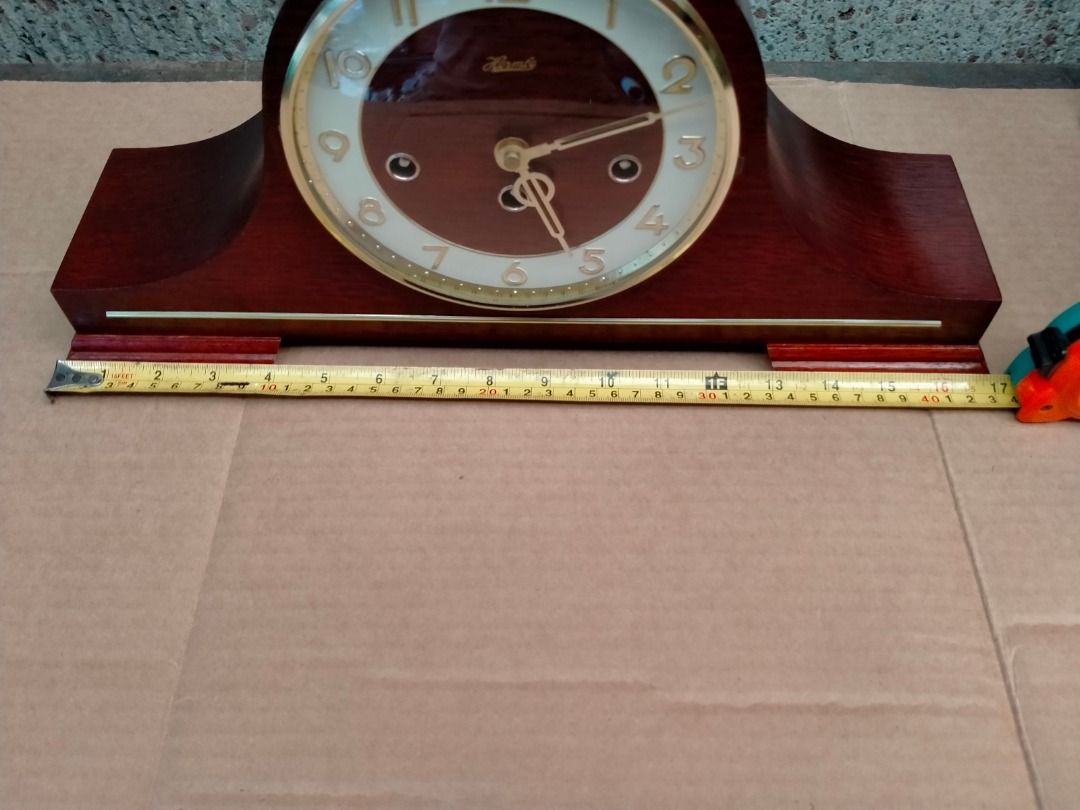 HERMLE (Germany) Westminster Chime Mantel Clock, Furniture & Home ...
