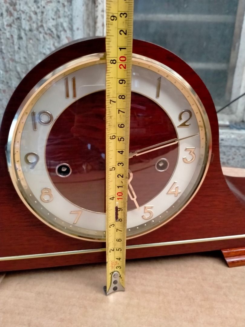 HERMLE (Germany) Westminster Chime Mantel Clock, Furniture & Home ...