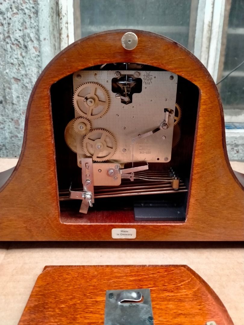 HERMLE (Germany) Westminster Chime Mantel Clock, Furniture & Home ...