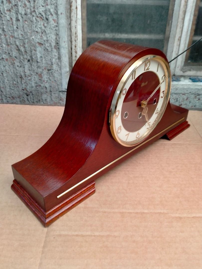 HERMLE (Germany) Westminster Chime Mantel Clock, Furniture & Home ...