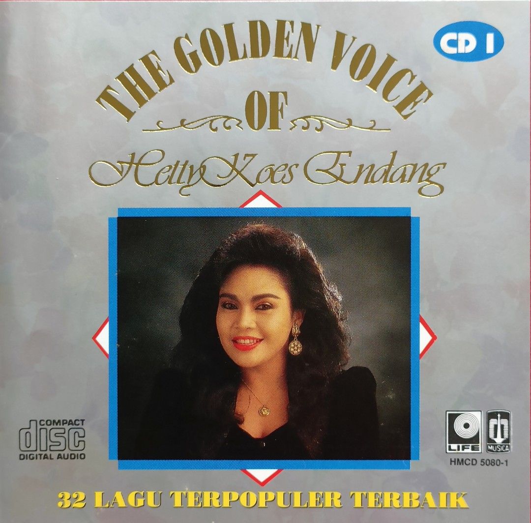 Hetty Koes Endang THE GOLDEN VOICE OF...CDR, Hobbies & Toys, Music ...