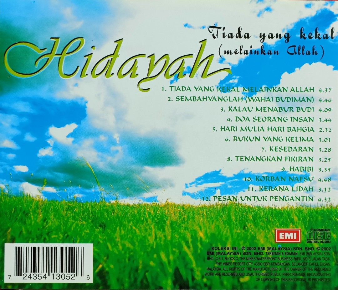Hidayah TIADA YANG KEKAL (MELAINKAN ALLAH) CDR, Hobbies & Toys, Music ...