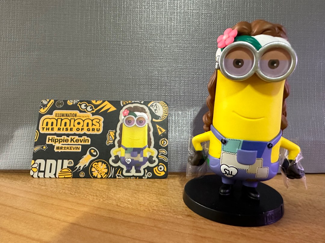 Hippie Kevin - Popmart Minions The Rise Of Gru Series, Hobbies & Toys ...