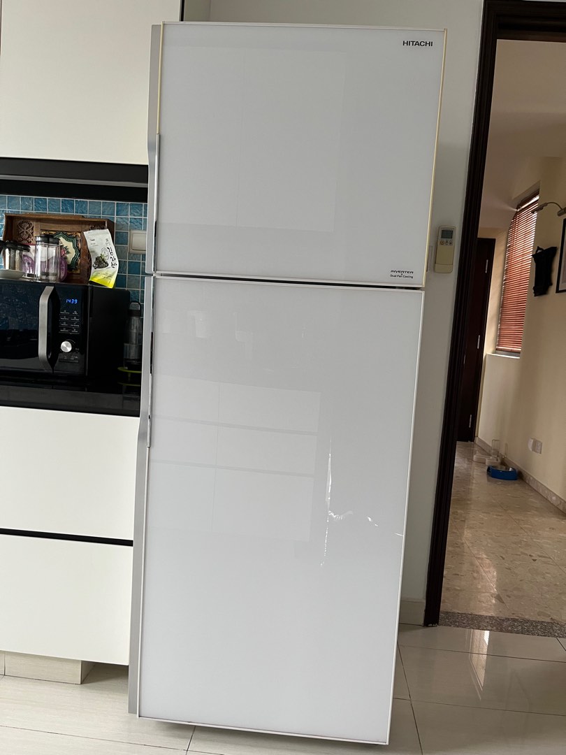 Hitachi 2 door fridge 395l, TV & Home Appliances, Kitchen Appliances ...