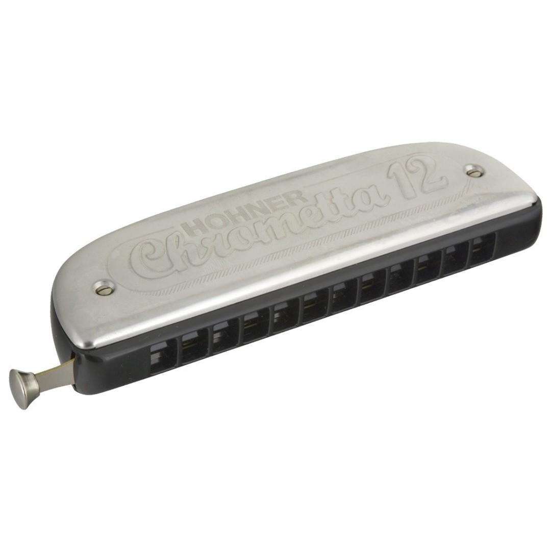 Hohner-Chrometta Hamonica-12 hole(M25501) C-key, Hobbies & Toys, Music ...