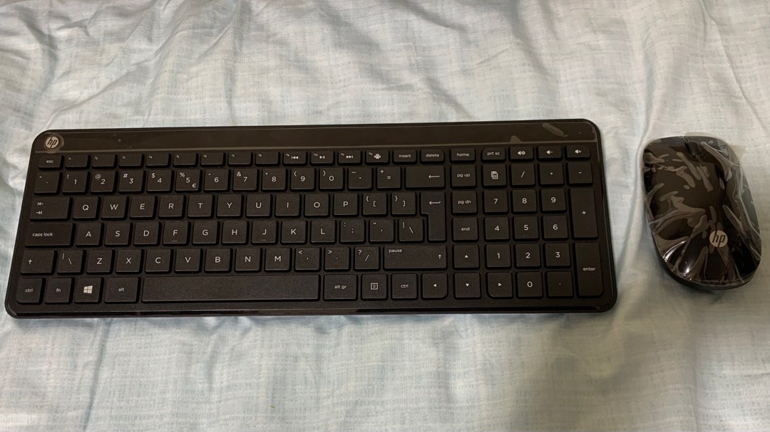 HP Wireless Keyboard Includes Brand New Mouse Computers Tech Parts Accessories Computer